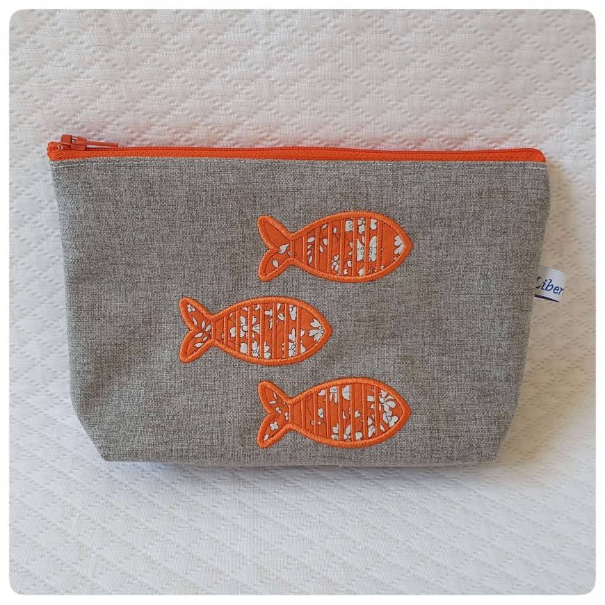 Grande trousse grise