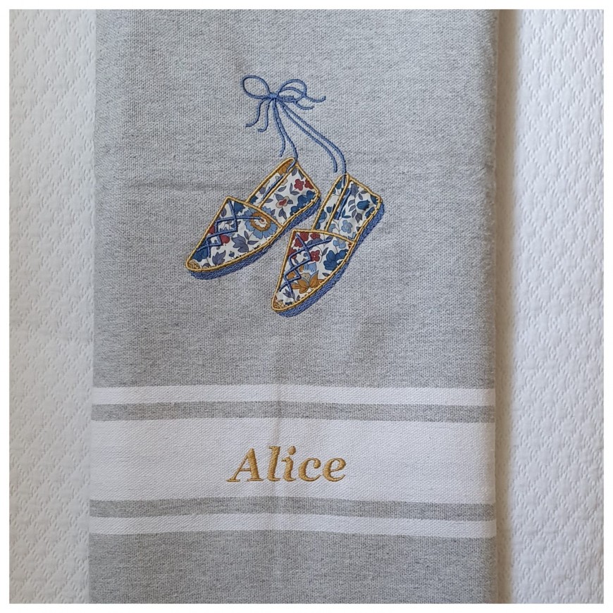 Fouta brodée originale